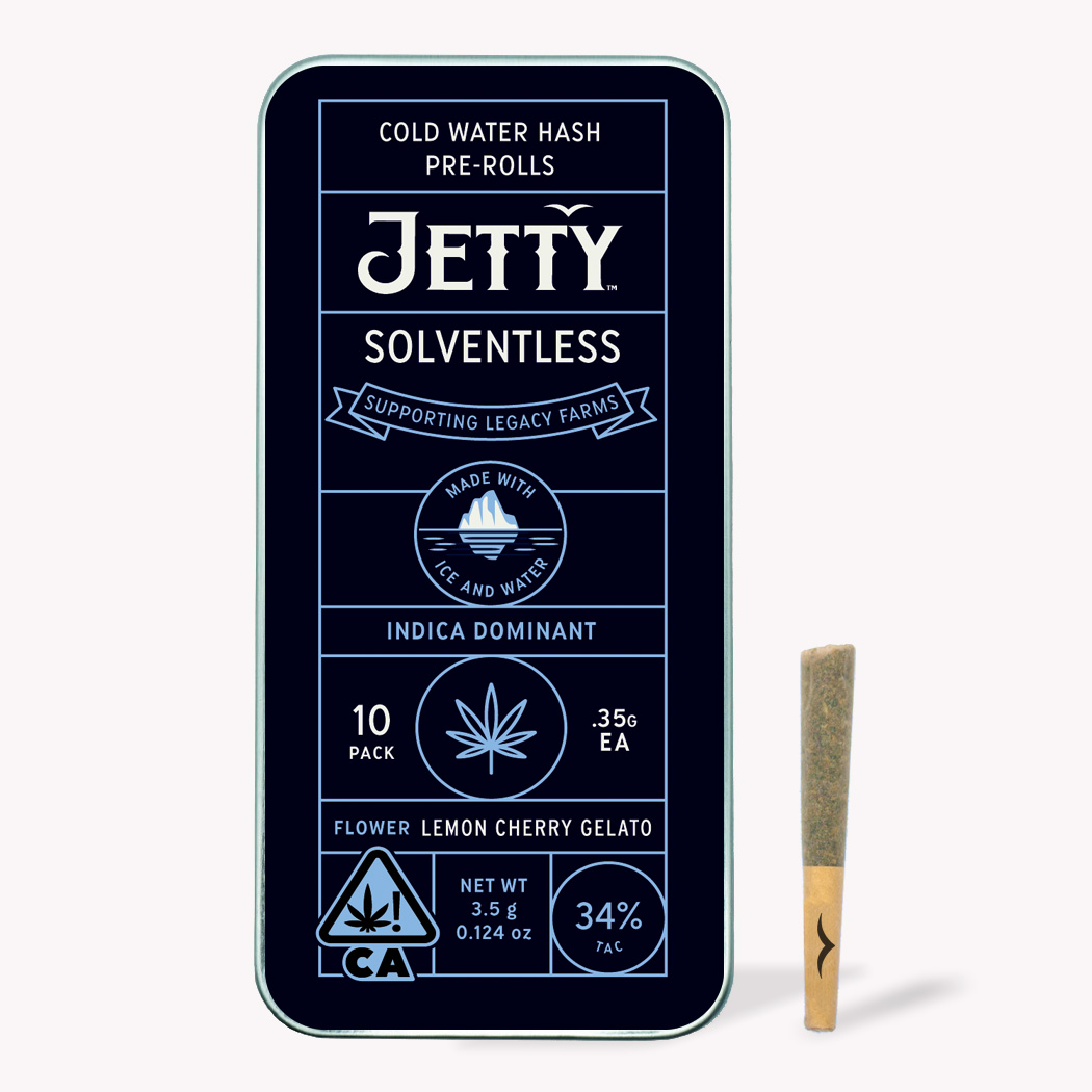 JETTY EXTRACTS - Jetty | Lemon Cherry Gelato | 3.5G | Solventless | 10 Pk