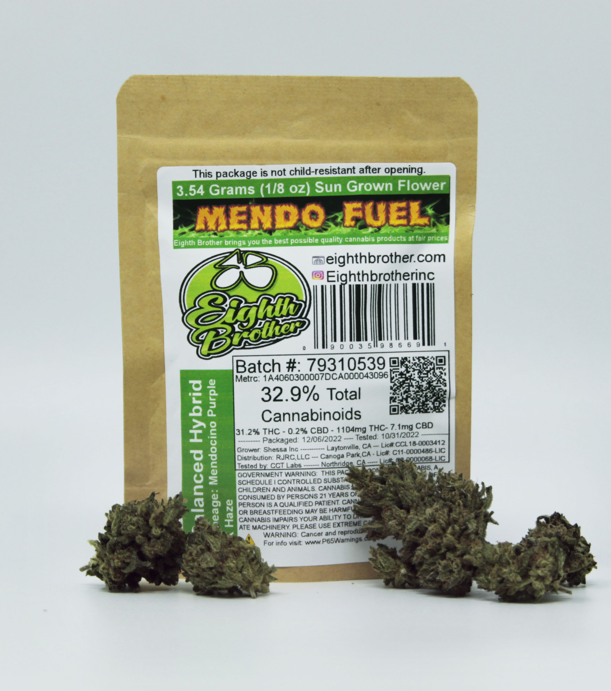 EIGHTH BROTHER - Eighth Brother | Mendo Fuel | 3.54G Pouch